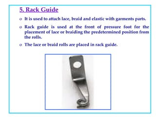 Work aids of sewing machines | PPT