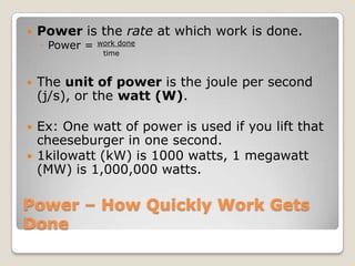 Work And Energy | PPT