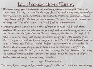 Work and energy | PPT