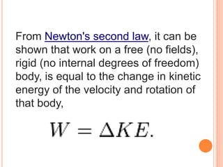 Work and energy | PPTX