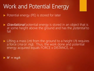 Work and Energy | PPTX