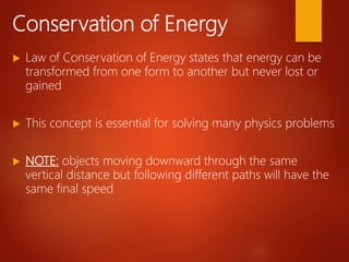 Work and Energy | PPTX