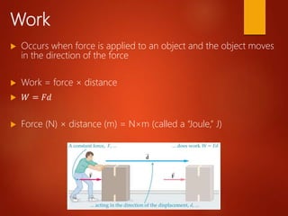 Work and Energy | PPTX