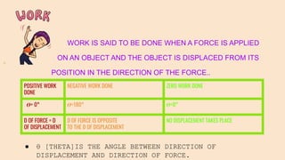 Work and energy | PDF | Physics | Science
