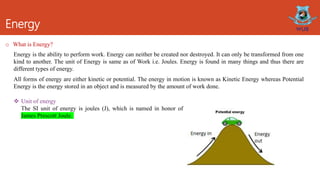 Work and energy. Practical Problems on Work and Energy | PPT