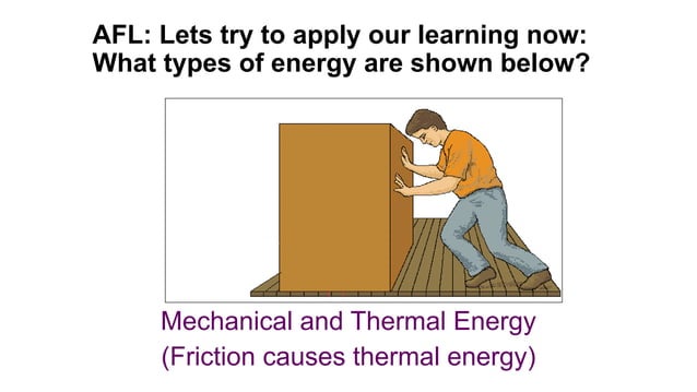 Work and Energy class 5 physics science school | PPT
