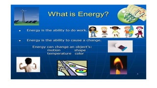 Work and Energy class 5 physics science school | PPTX