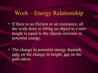 Work_and_Energy2 Kinetic Potential and Elastic Energy.ppt