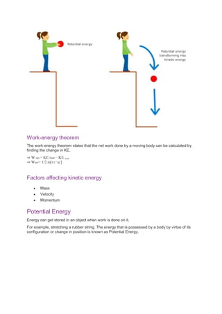 Work and energy notes and worksheet pdf. | PDF