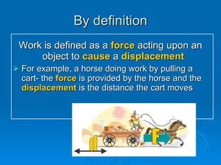 Work Done and Energy Transfer | PPT