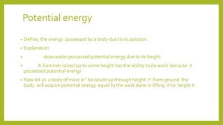 Work and enerngy | PPT