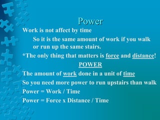 Work And Power | PPT
