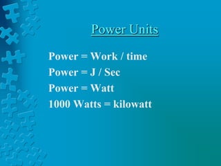 Work And Power | PPT