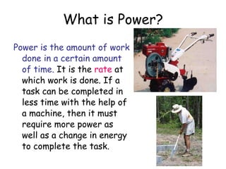 Work and power | PPT