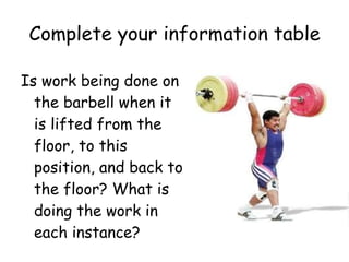 Work and power | PPT