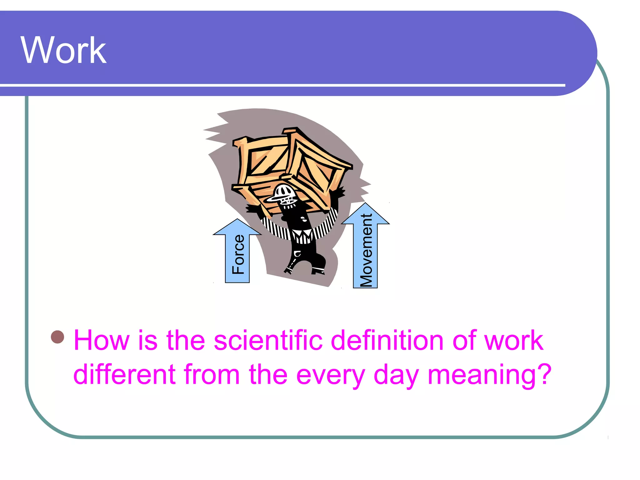 Work and power | PPT