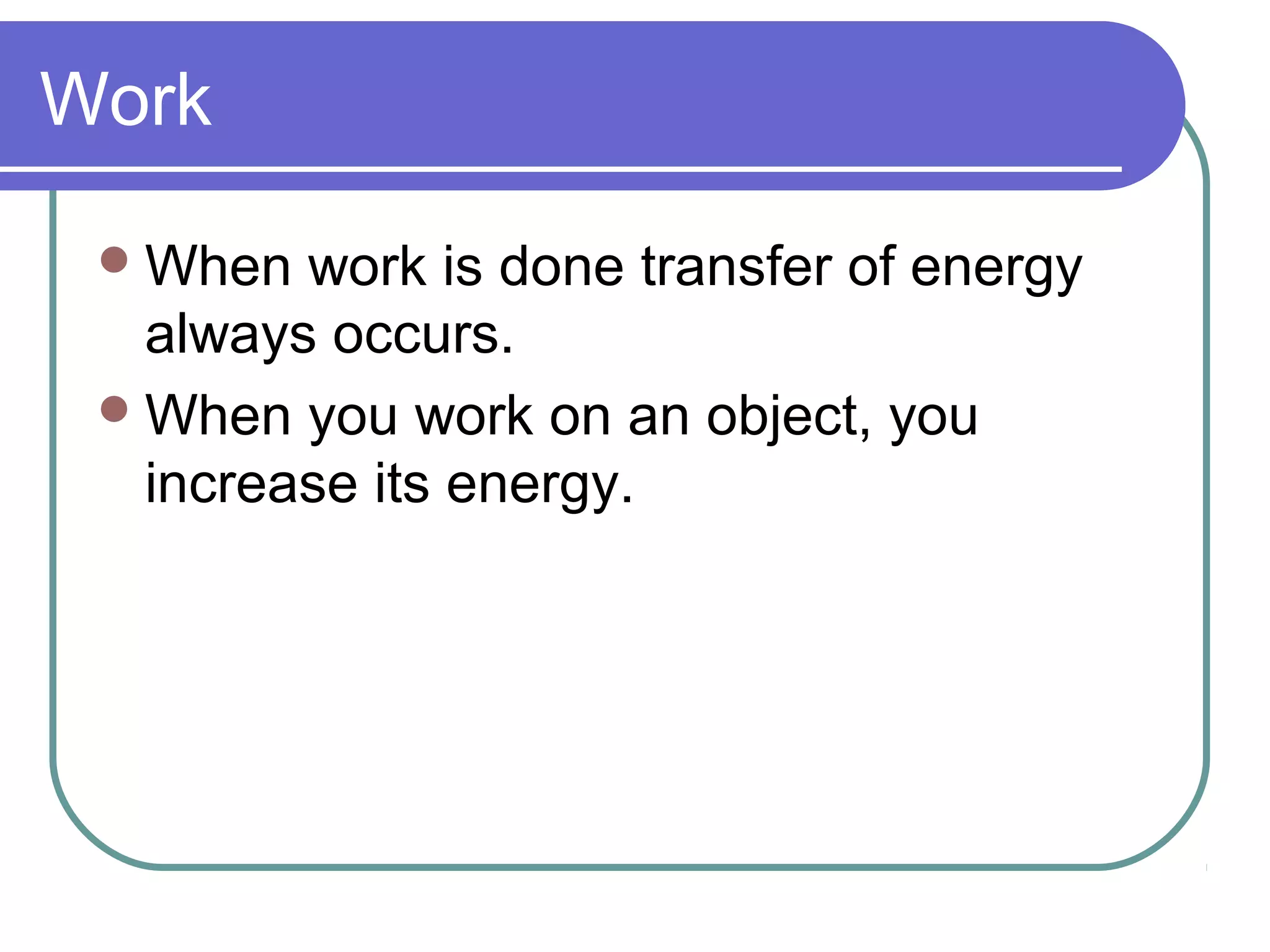 Work and power | PPT