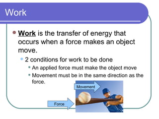 Work and power | PPT