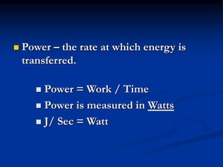Work and power | PPT