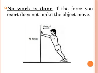 WORK and POWER discussion for grade 8 students | PPTX