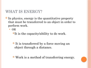 WORK and POWER discussion for grade 8 students | PPTX