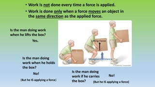 Work and power class | PPTX