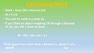 Work and power class | PPTX