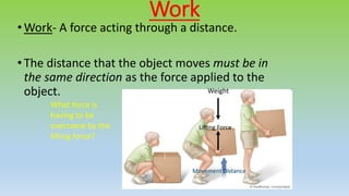 Work and power class | PPTX | Physics | Science