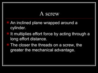 Work and simple machines | PPT