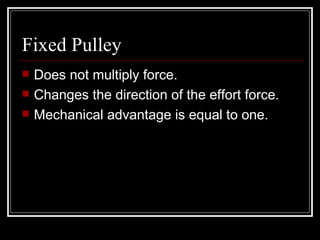 Work and simple machines | PPT