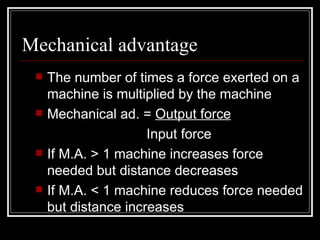 Work and simple machines | PPT