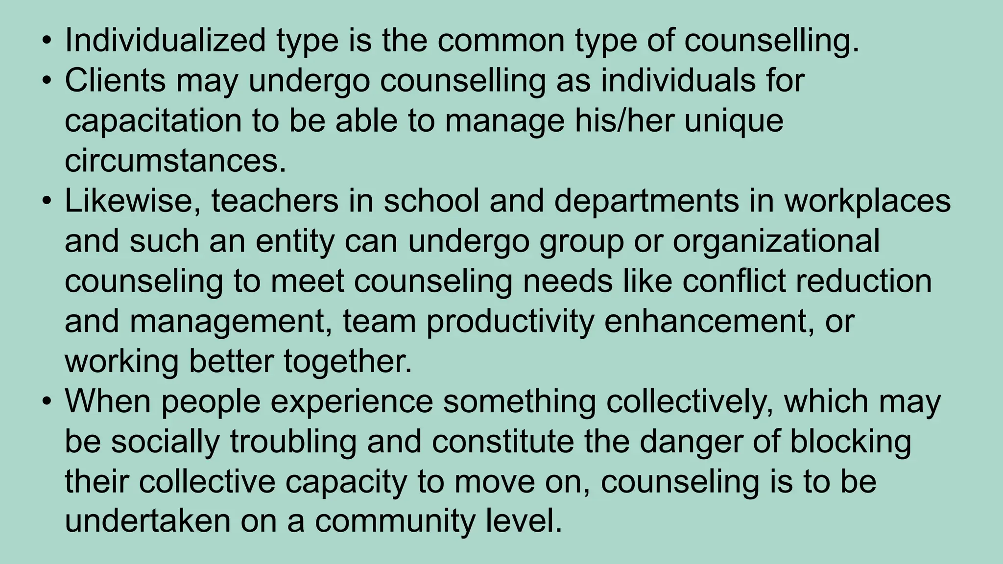 Work Areas and Clienteles of Counseling DIASS Q1 WK3.pptx