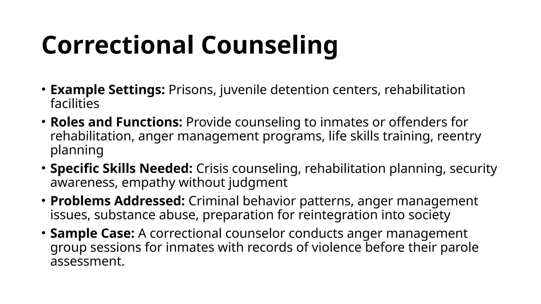 work areas of counselors for disciplines and ideas.pptx