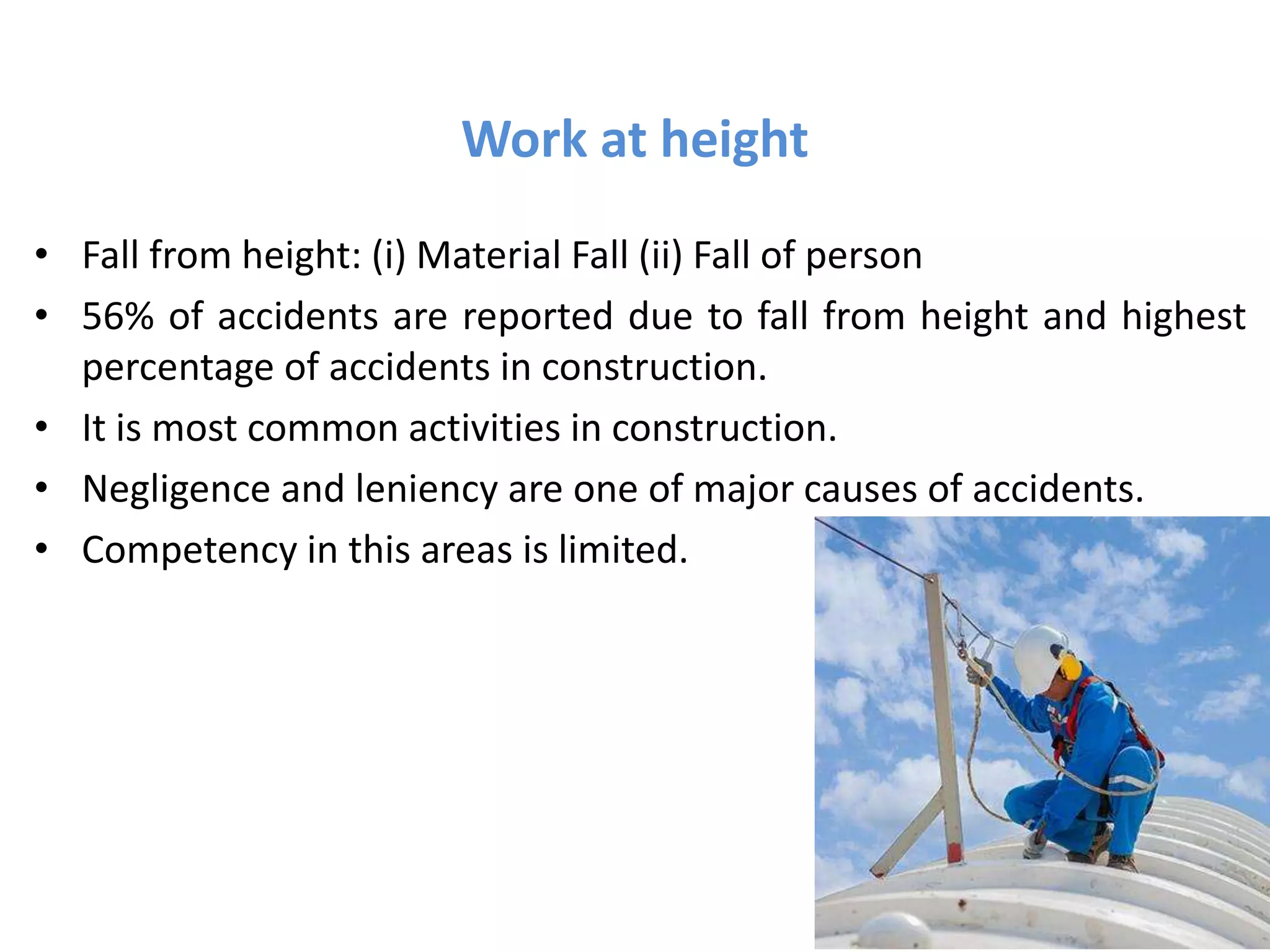 Work at height safety | PPTX