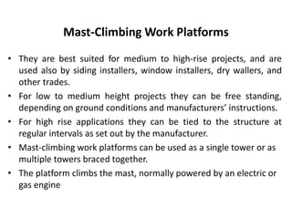 Work at height safety | PPTX