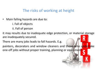 Work at height safety | PPTX