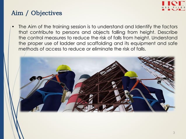 Work at height procedure in relation of safety at construction projects ...