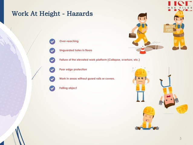 Work at height procedure in relation of safety at construction projects ...