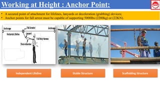 Work at height Hazards and its precaution | PPTX