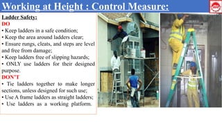 Work at height Hazards and its precaution | PPTX