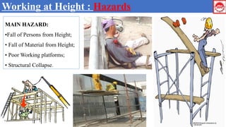 Work at height Hazards and its precaution | PPTX