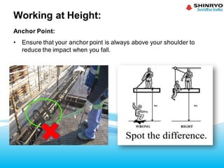 Working at height safety precaution, Scaffolding safety | PDF