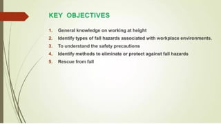 Work at Height PPT..pptx this presentation is for working at height ...