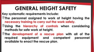 Work at Height PPT..pptx this presentation is for working at height ...