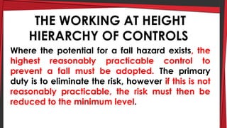 Work at Height PPT..pptx this presentation is for working at height ...