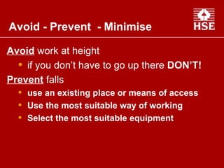 Work At Height Regulations | PPT