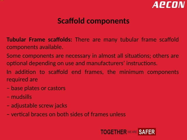 Work at safety aecom height Training AXA | PPT