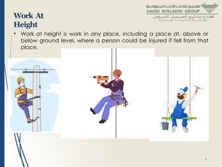 OSH standards for work at height material | PPTX