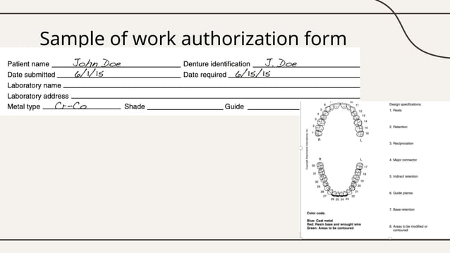 work authorization for removable partial dentures.pptx