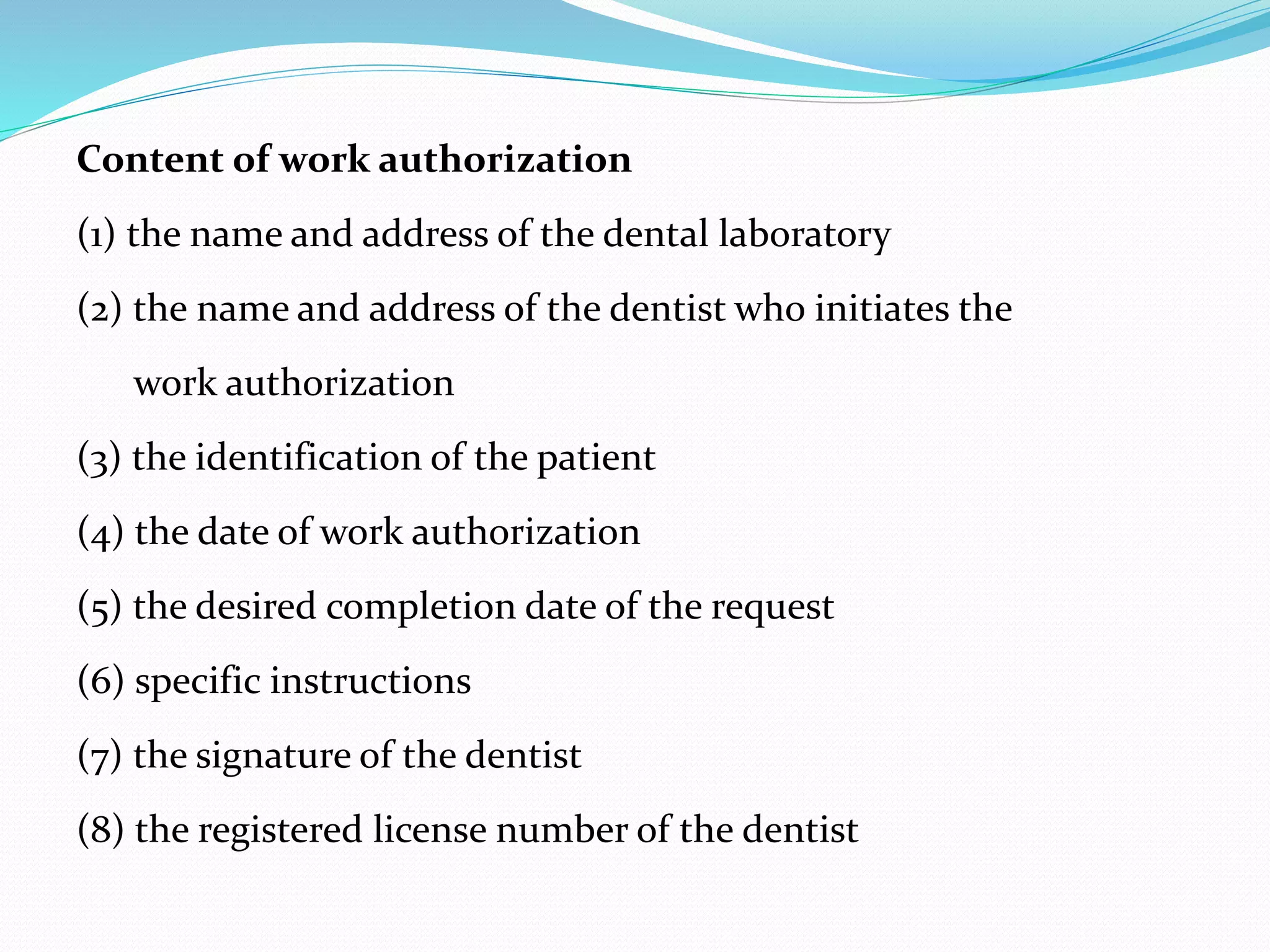 Work Authorizations | PPTX